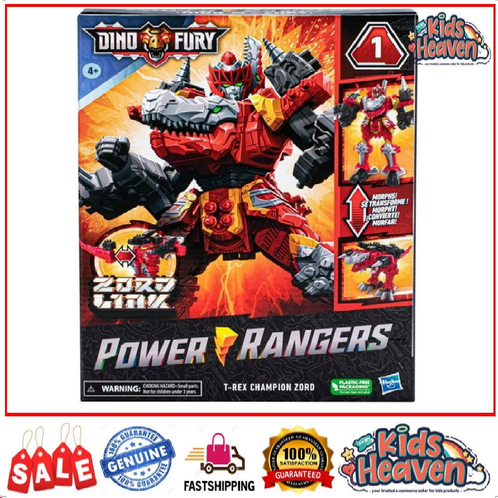 Power Rangers Dino Fury T Rex Champion Zord Mosa Razor Zord Dimetro 6855