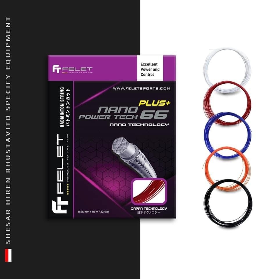 Felet Badminton String Nano power Tech 66 Plus+ | Shopee Philippines
