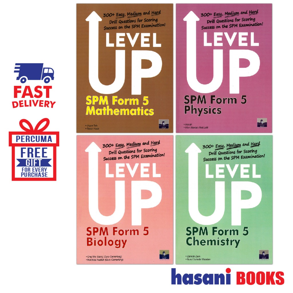 Hasani SAP SPM Form 5 Level Up Training Book | Shopee Philippines