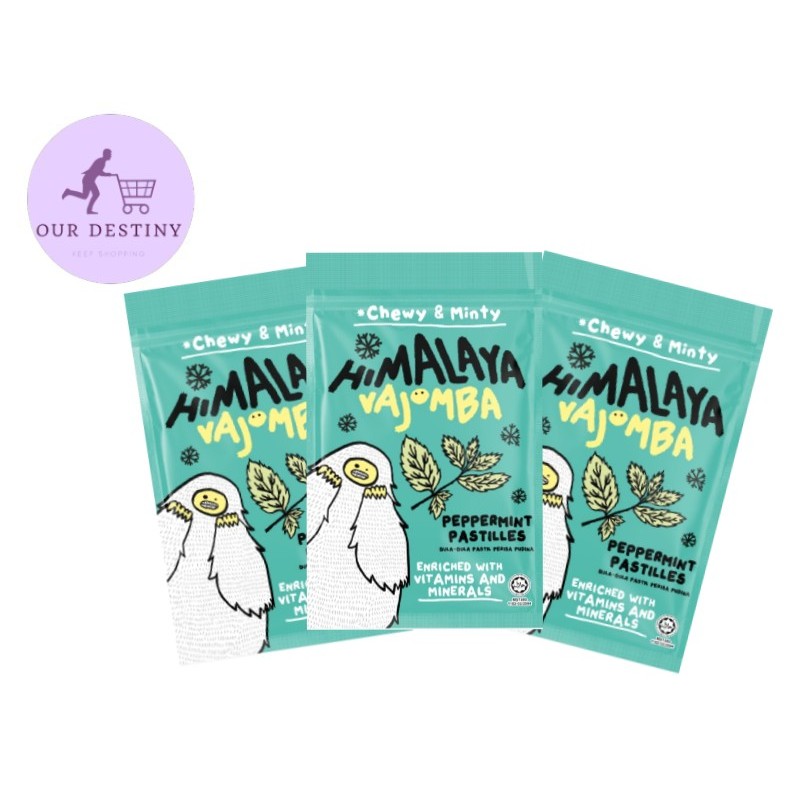 Himalaya Vajomba Pastilles Candy 25gm (Peppermint / Berry Sakura ...