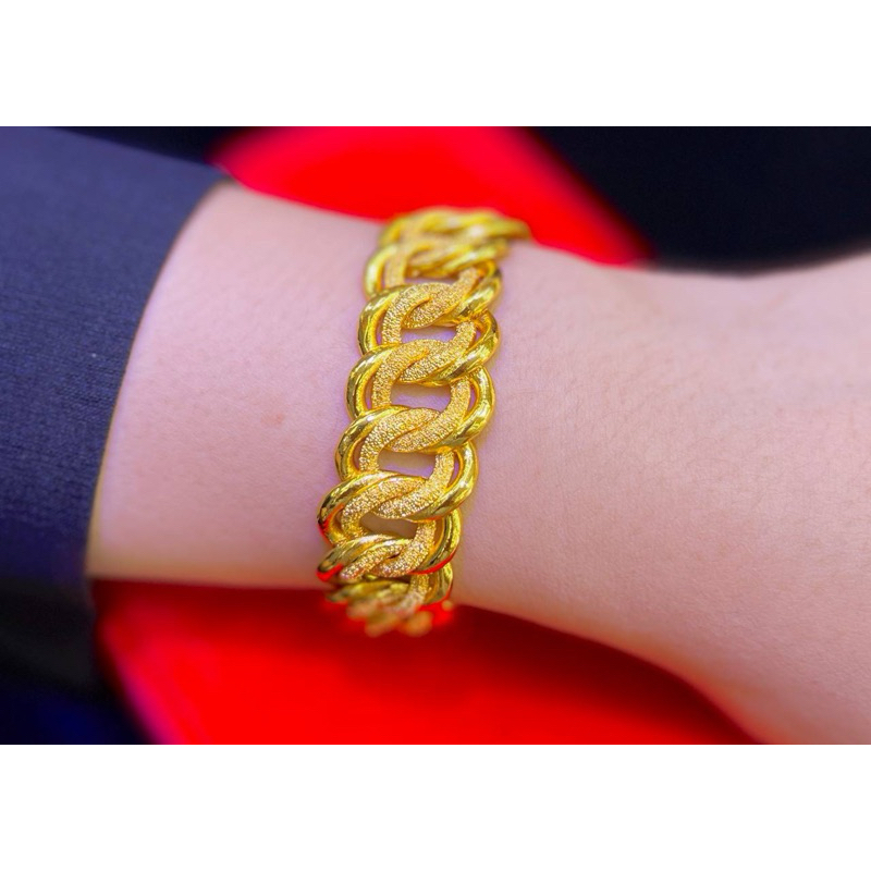 Gold BANGKOK COCO BRACELET (2CM WIDTH) | Shopee Philippines