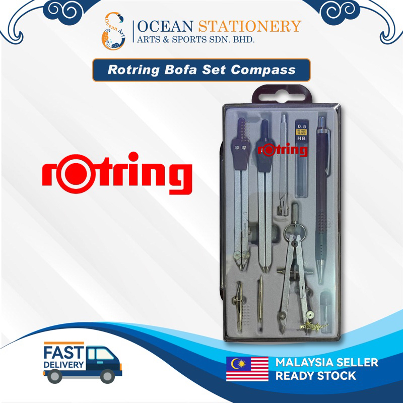 Rotring Bofa Set Compass | Shopee Philippines