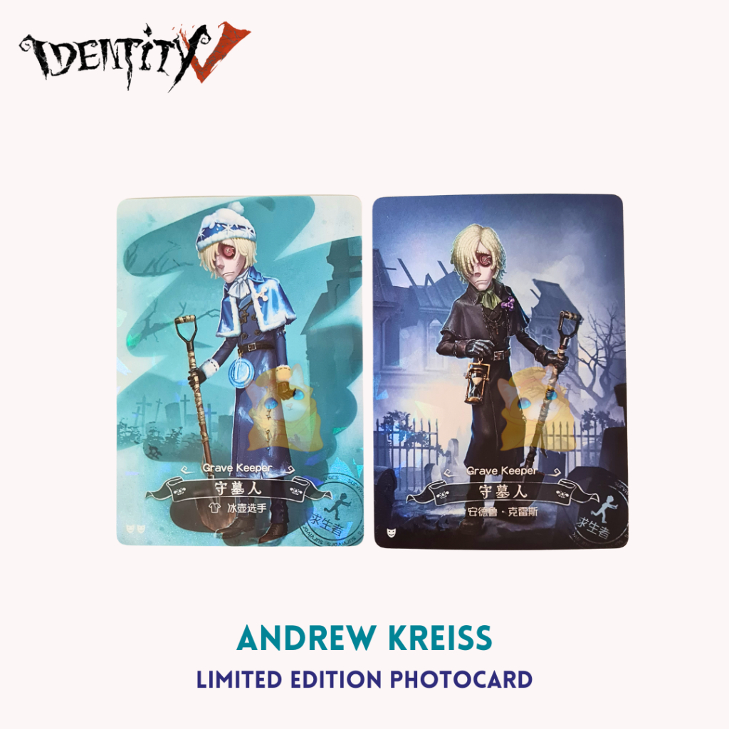 IDENTITY V Andrew Kreiss Limited Edition Photocard | Shopee Philippines