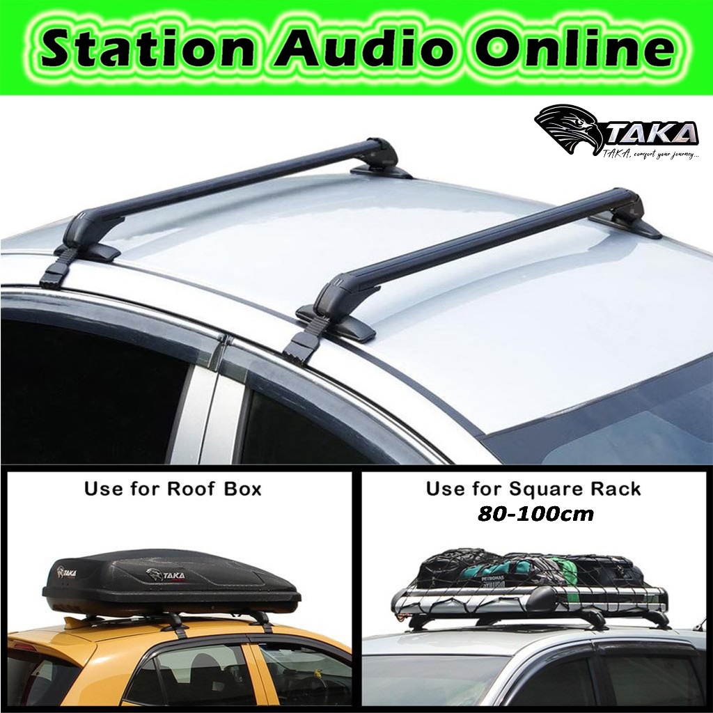 Universal TAKA Roof Rack Luggage Car Top Carrier Cargo Box Bracket ...