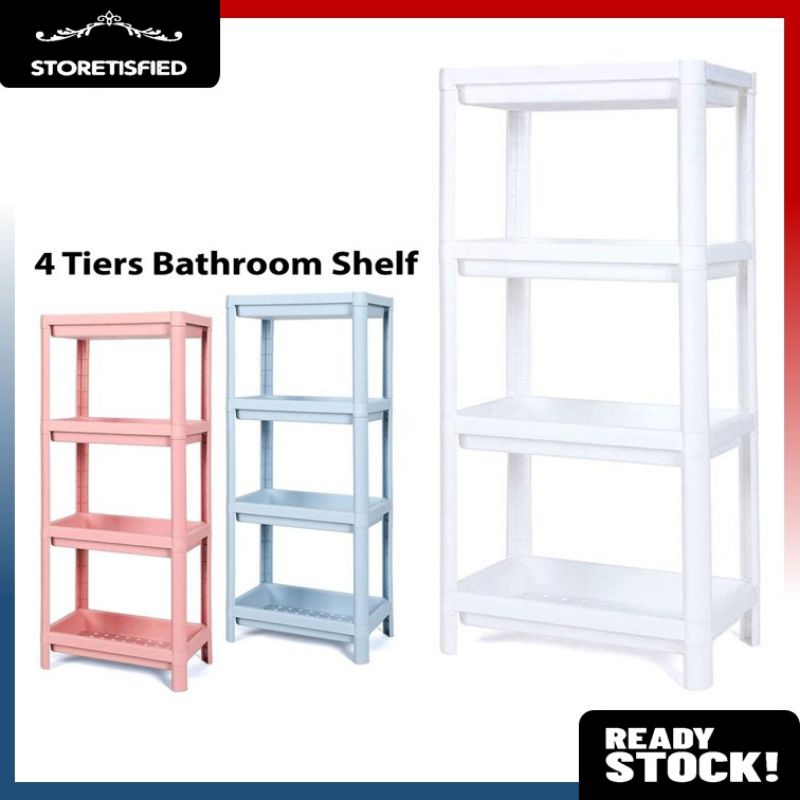 Bathroom Shelf Storage Rack Water Booth Storage Rack Bathroom Room ...