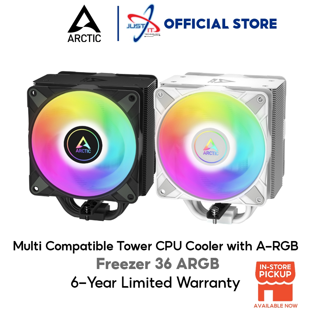 Arctic Freezer 36 ARGB Multi Compatible Tower CPU - Black/White ...