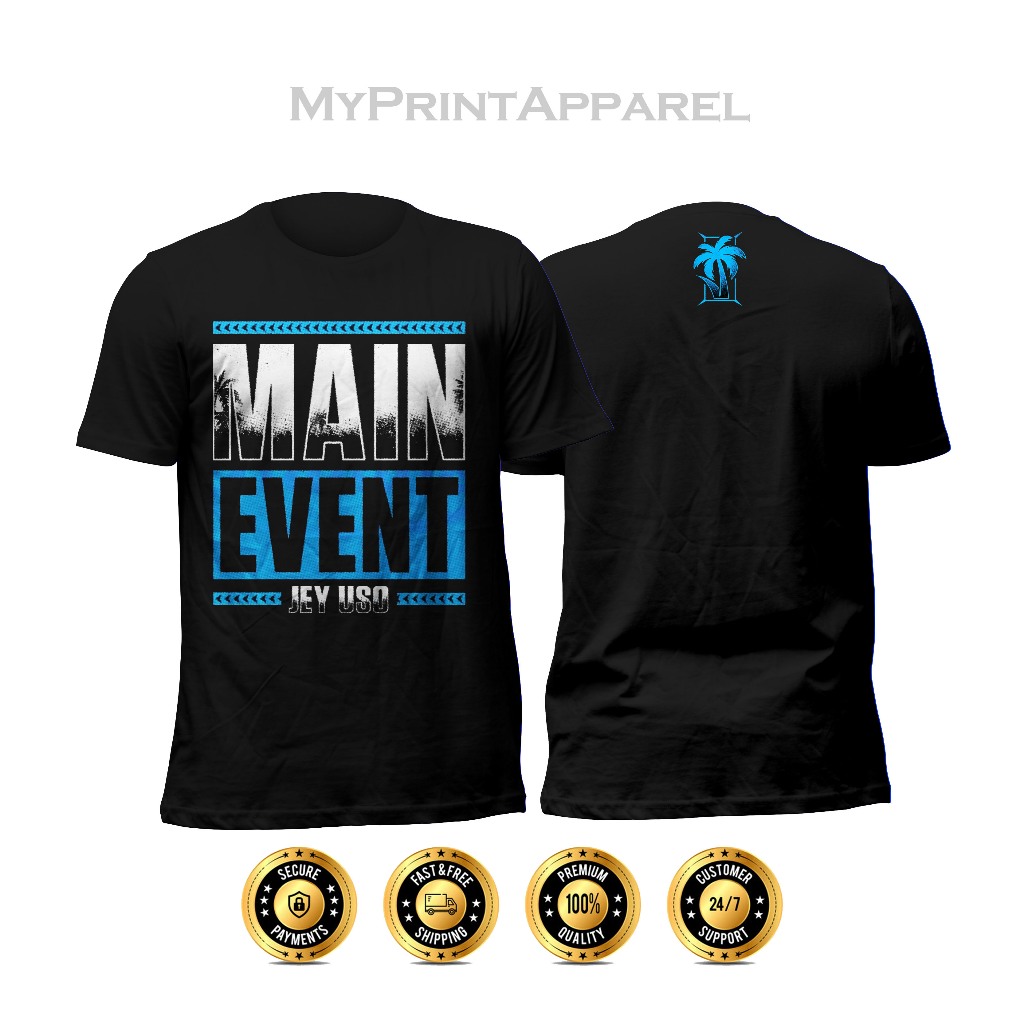 Jey Uso Main Event wrestling Cotton tshirt | Shopee Philippines