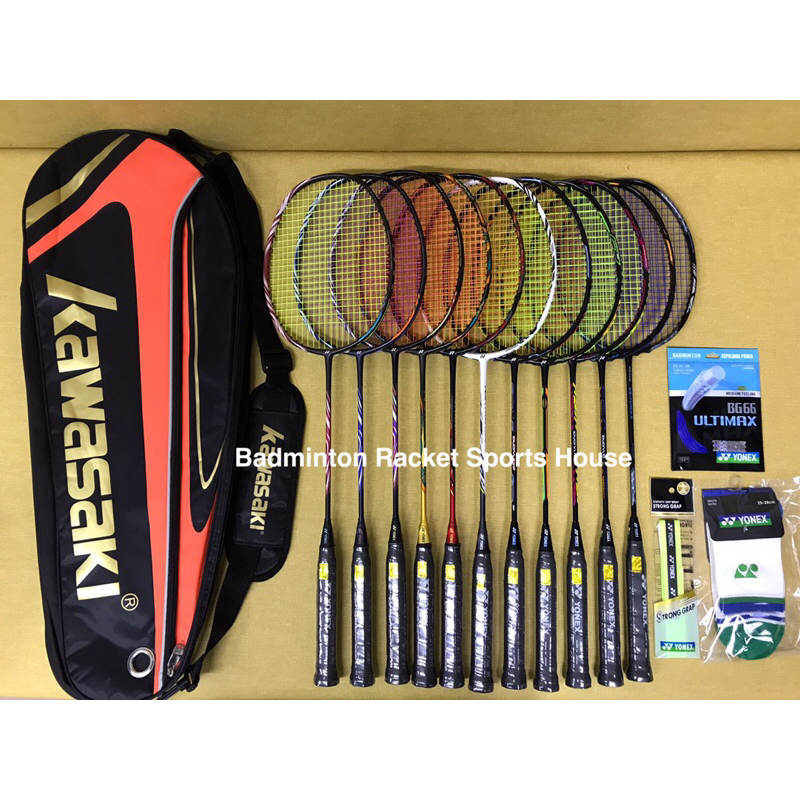 Yonex Astrox Duora Voltric 4UG5 Badminton Value Racket Set | Shopee ...
