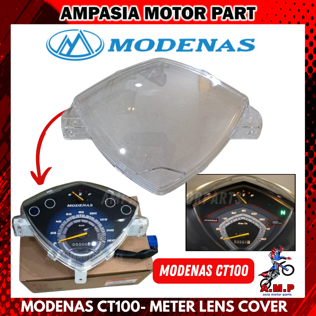 METER LENS MODENAS CT100 METER COVER CLEAR | Shopee Philippines