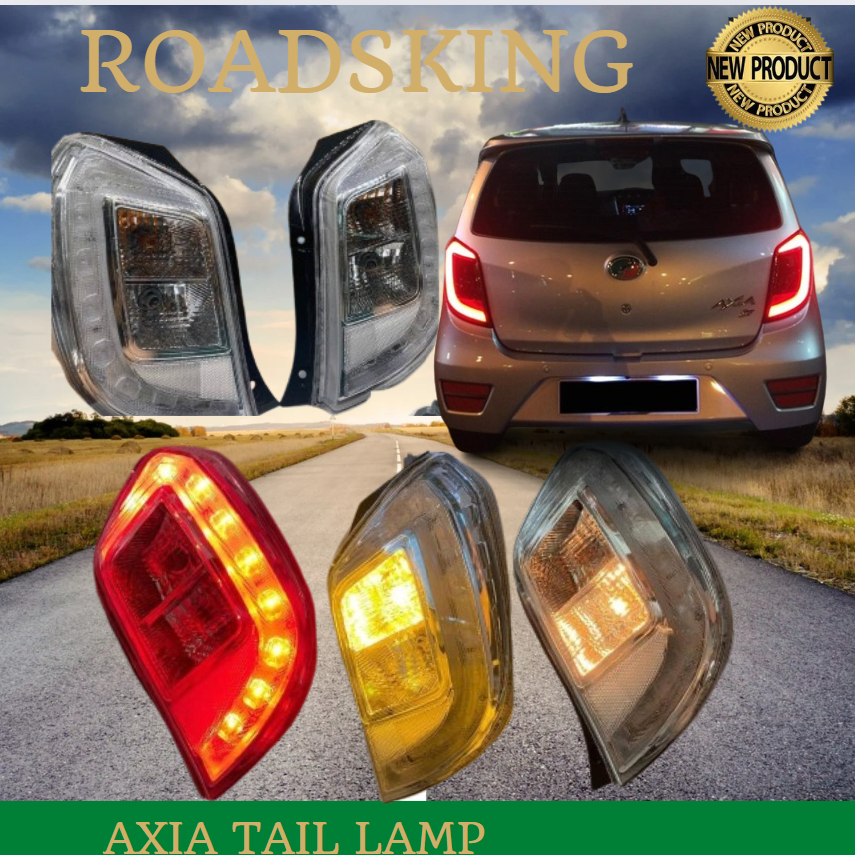 NEW VISION PERODUA AXIA 2014-2022 SE G ADVAN STYLE SPEC TAIL LAMP LIGHT ...