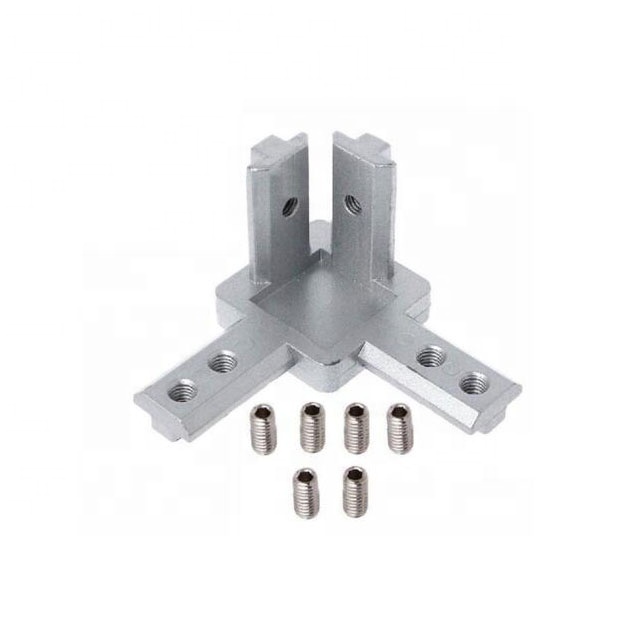 2020 Aluminum Profile 3-way Corner Bracket / Connection Bracket ...
