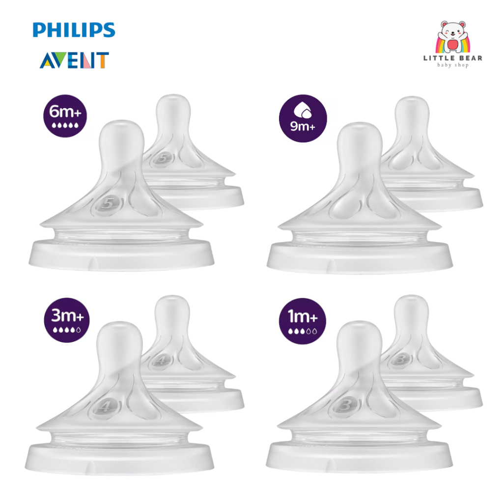Philips AVENT Natural Teat TWIN Pack (2 pcs/pack) | Shopee Philippines