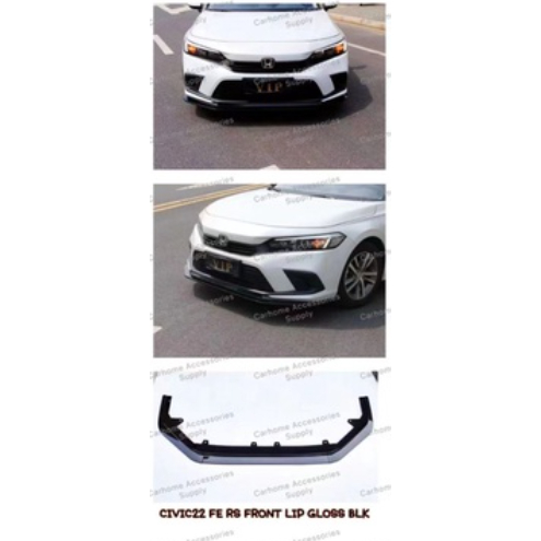 Honda Civic FE 2022 RS Front Lips Front Diffuser Lips Material PP ...