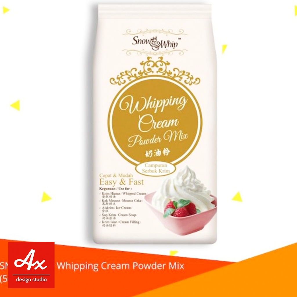 Snow Whip Whipping Cream Powder Mix (500g) | Shopee Philippines