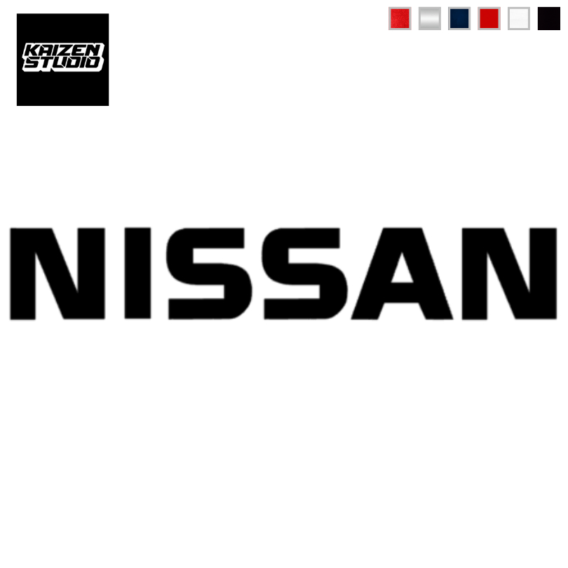 KAIZEN STUDIO Nissan Brand Logo Car Sticker Kereta Mobile Window ...