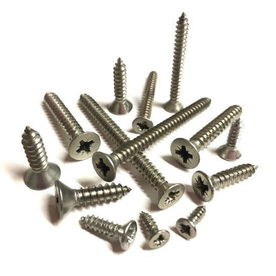 MK CSK HEAD SELF TAPPING SCREWS SIZE: 4x1/4", 4x1/2", 4x5/8", 4x3/4 ...