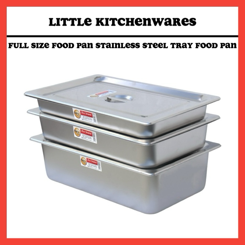 Full Size Food Pan / Stainless Steel Tray / Food Pan Only/ Food Tray ...