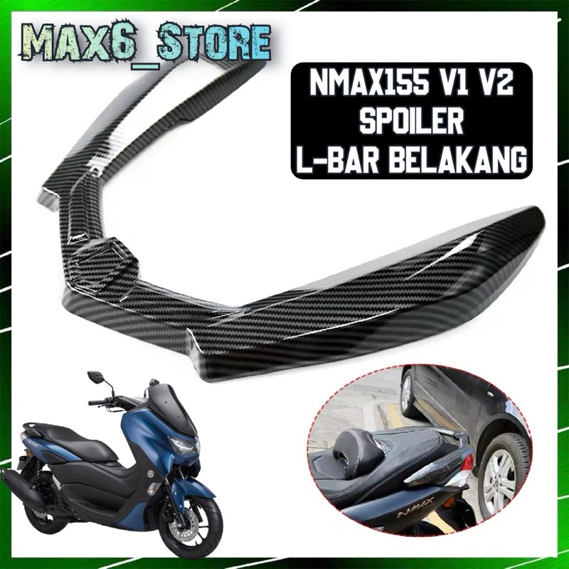 YAMAHA NMAX155 V1 V2 L-BAR COVER CARBON NMAX L BAR HANDLE TANGAN ...