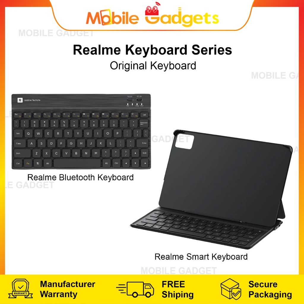 Realme Keyboard For Pad (Bluetooth) / Realme Smart Keyboard For Realme ...