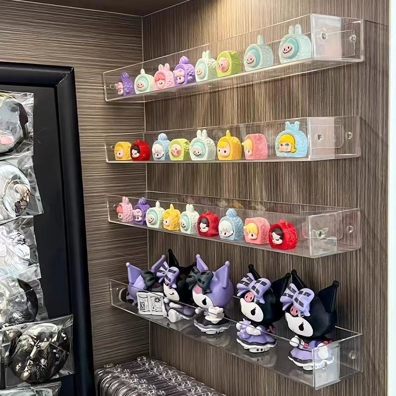 Wall Mounted Storage Box For Figures Showcase Clear Acrylic Blind Box ...