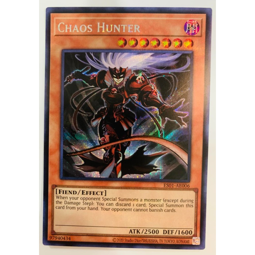 YUGIOH 22TP-JP401 SD29-JP013 SD38-JP014 EXP4-JP036 ES01-AE006 Chaos Hunter | Shopee Philippines