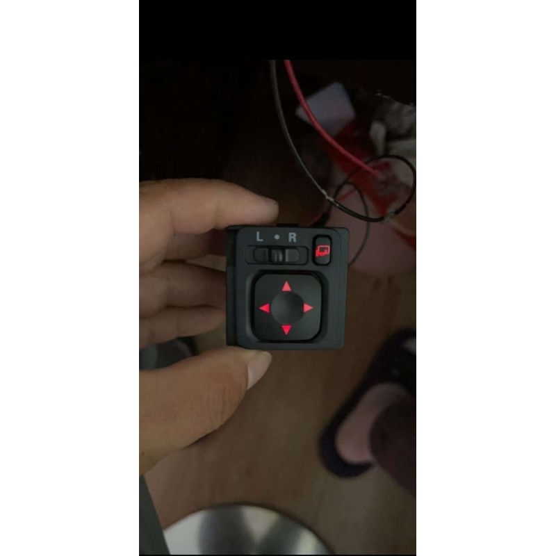 Side Mirror Switch With LED (Red Light) Evolution X / Lancer / Inspira ...