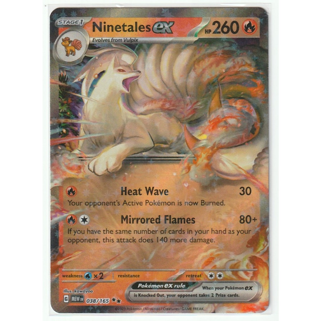 Ninetales ex (038/165) Ultra SV3.5 151 [Pokemon TCG] | Shopee Philippines