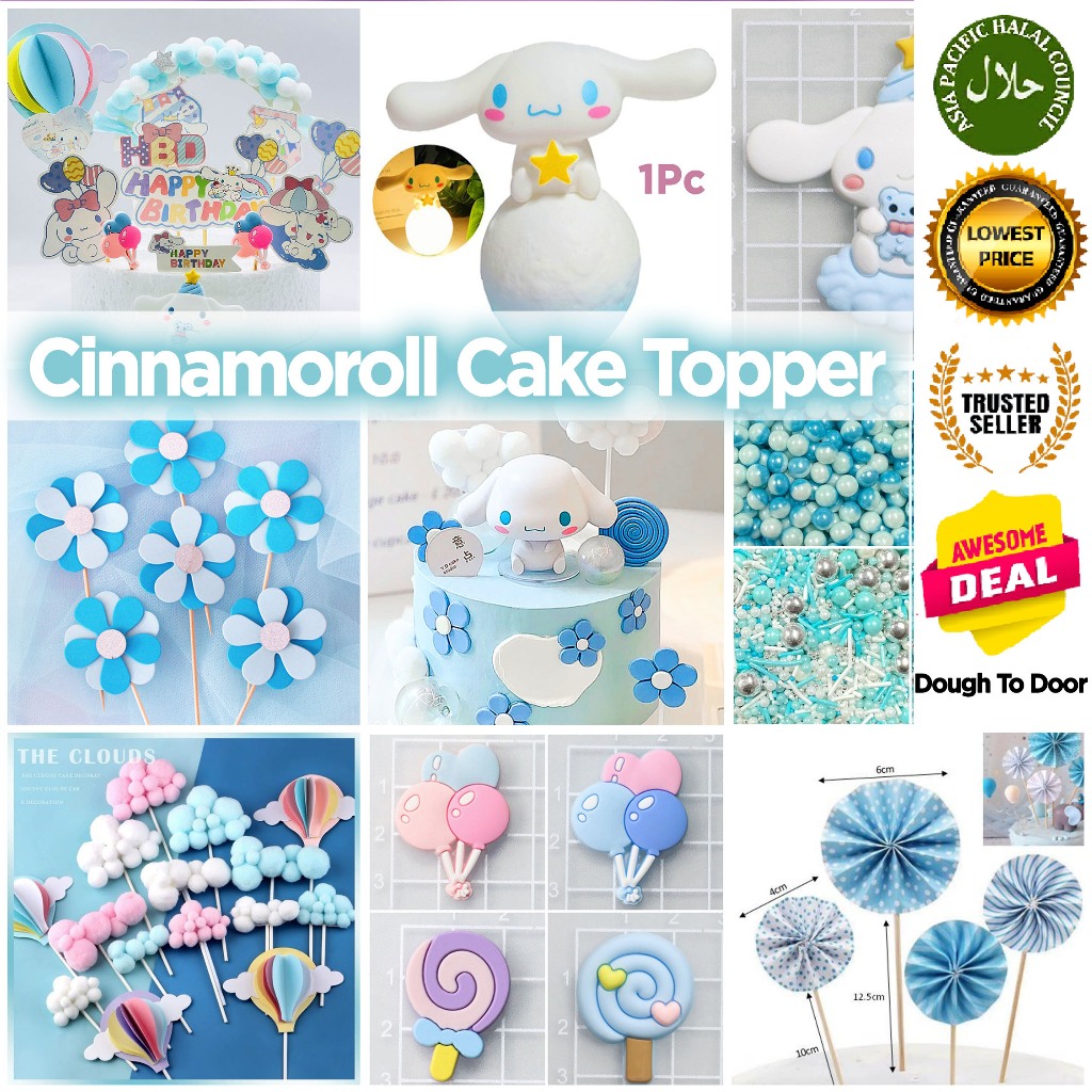 Cinnamoroll Cake Topper Cinnamoroll Cake Decoration Birthday Cake ...