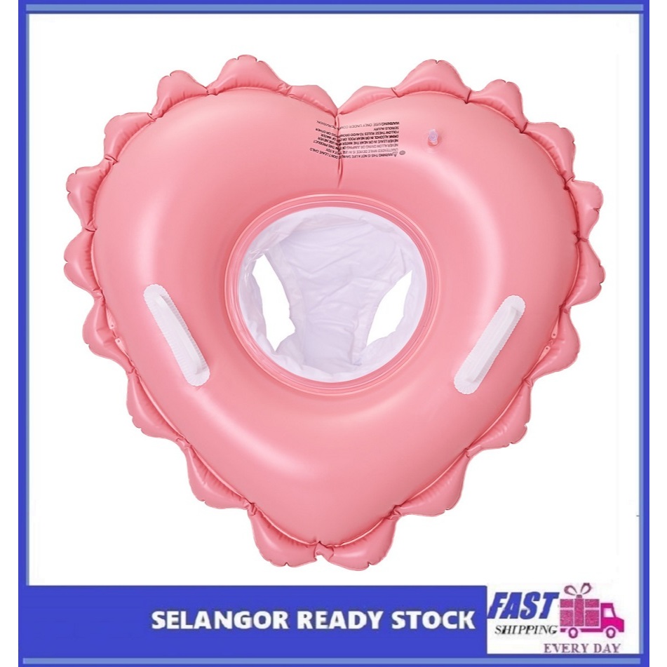 Selangor Heart Shape Float Seat Baby Ring Swim Inflatable Swimming Safe ...