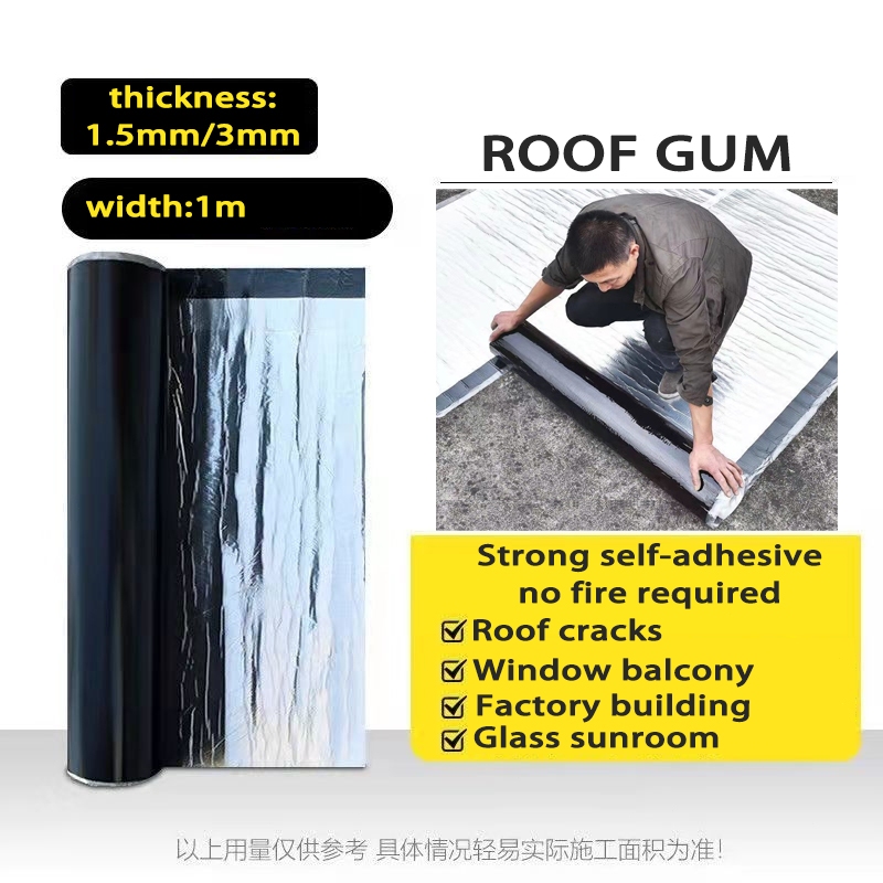 3.3ft Width Asphalt roll Seam glue ROOF GUM Roof waterproofing glue ...