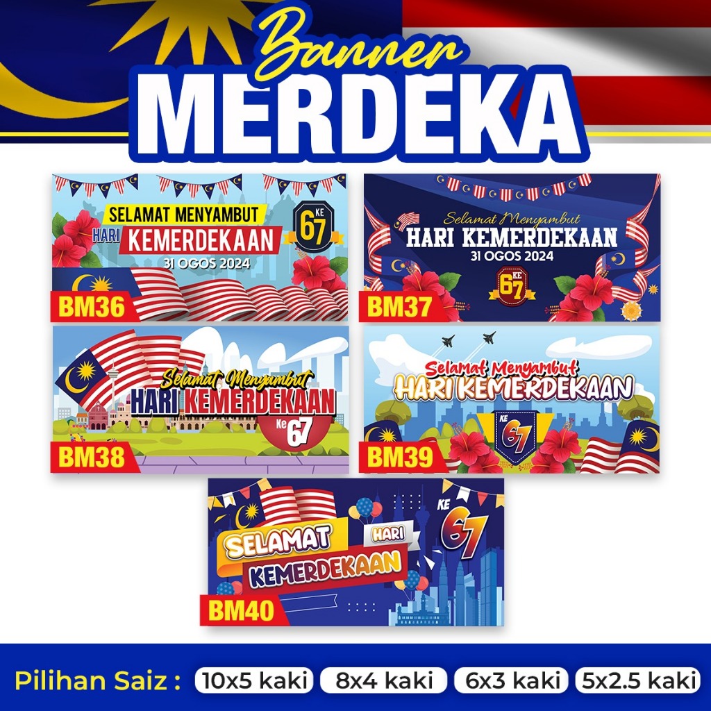 Merdeka BANNER - Happy Welcoming The Day Of The Nation Version 2 ...