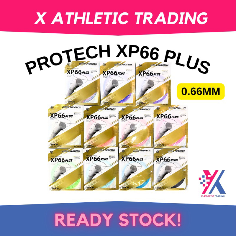 PROTECH BADMINTON STRING XP66PLUS 0.66MM STRING XP66 PLUS | Shopee ...
