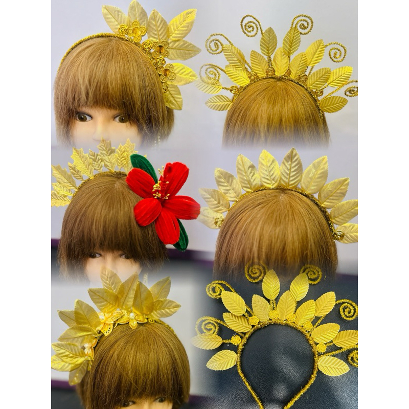 Handmade Cekak gold silver/merdeka/headband/Cekak latitude bun | Shopee ...