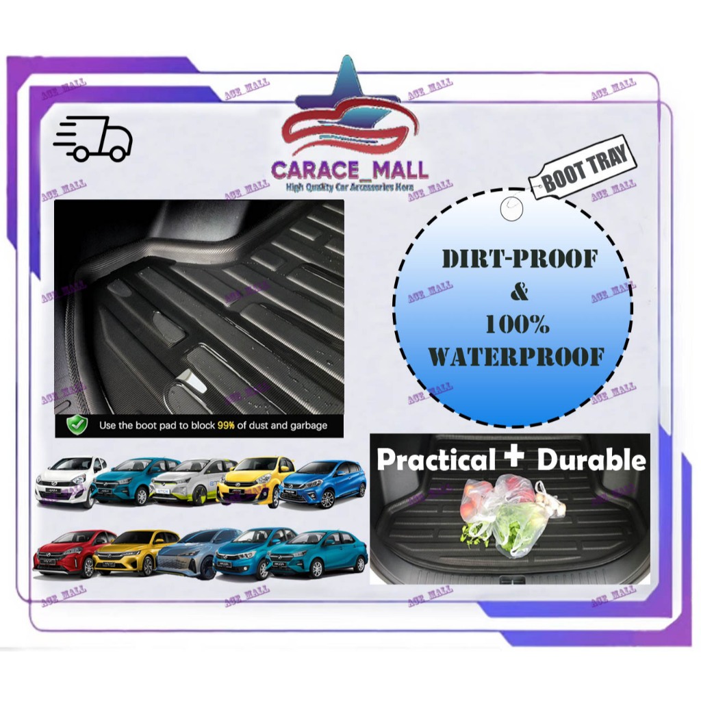 PERODUA AXIA OLD NEW MYVI OLD NEW BEZZA OLD NEW Boot Tray OEM Car Org ...