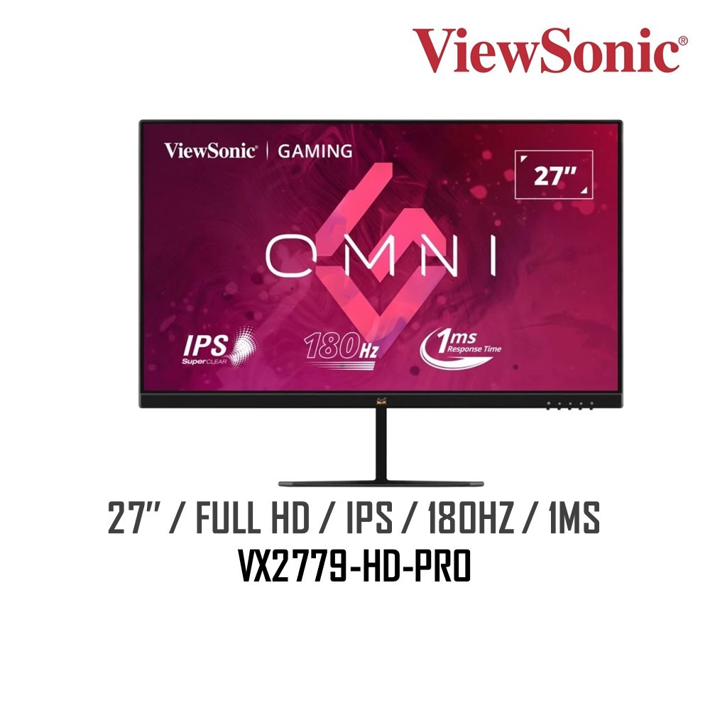 VIEWSONIC VX2779-HD-PRO 27" IPS 180HZ 1MS FHD MONITOR | Shopee Philippines