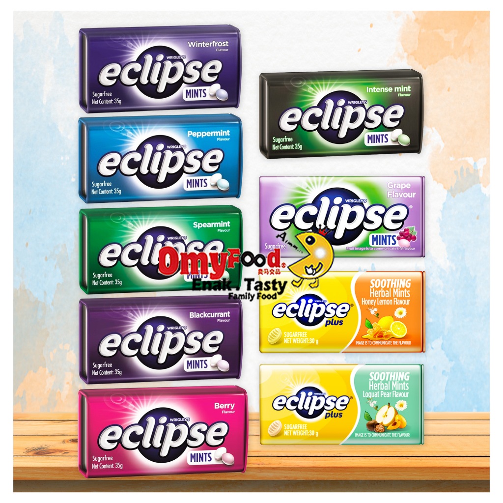 35g Eclipse Sugar Free [Peppermint/Spearmint/Blackcurrant/Berry ...