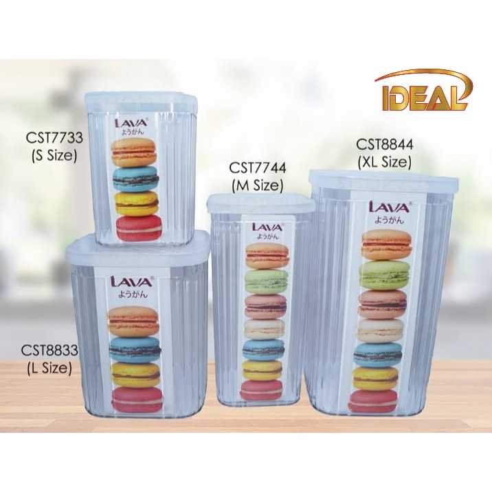 LAVA BPA Free Plastic Airtight Food Container Canister Tupperware ...