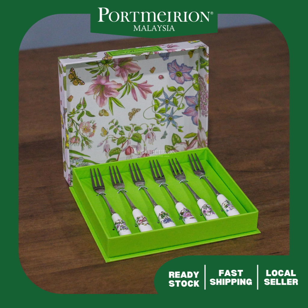 Portmeirion Botanic Garden Pastry Forks set of 6 (CHN) | Shopee Philippines