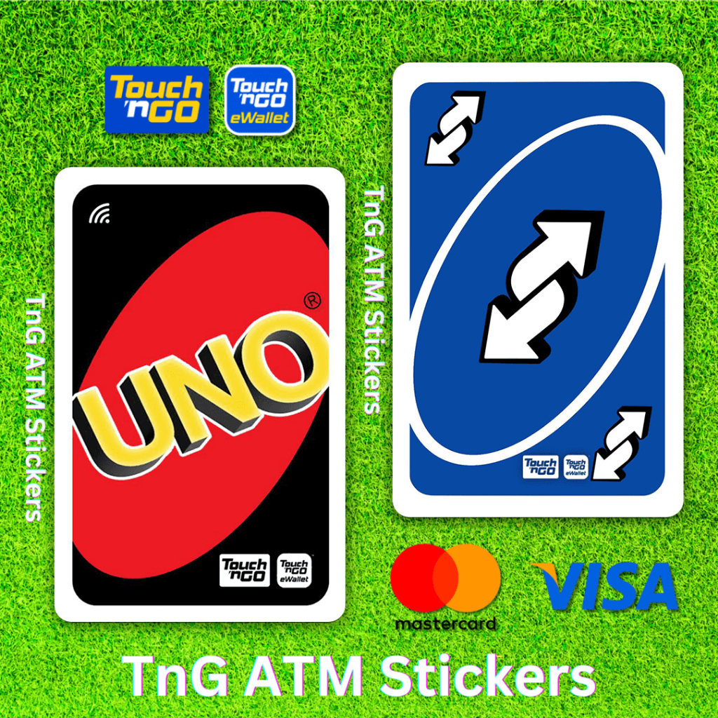 Uno Reverse - Sticker TNG Touch n Go Sticker TNG NFC Card Skincard ...