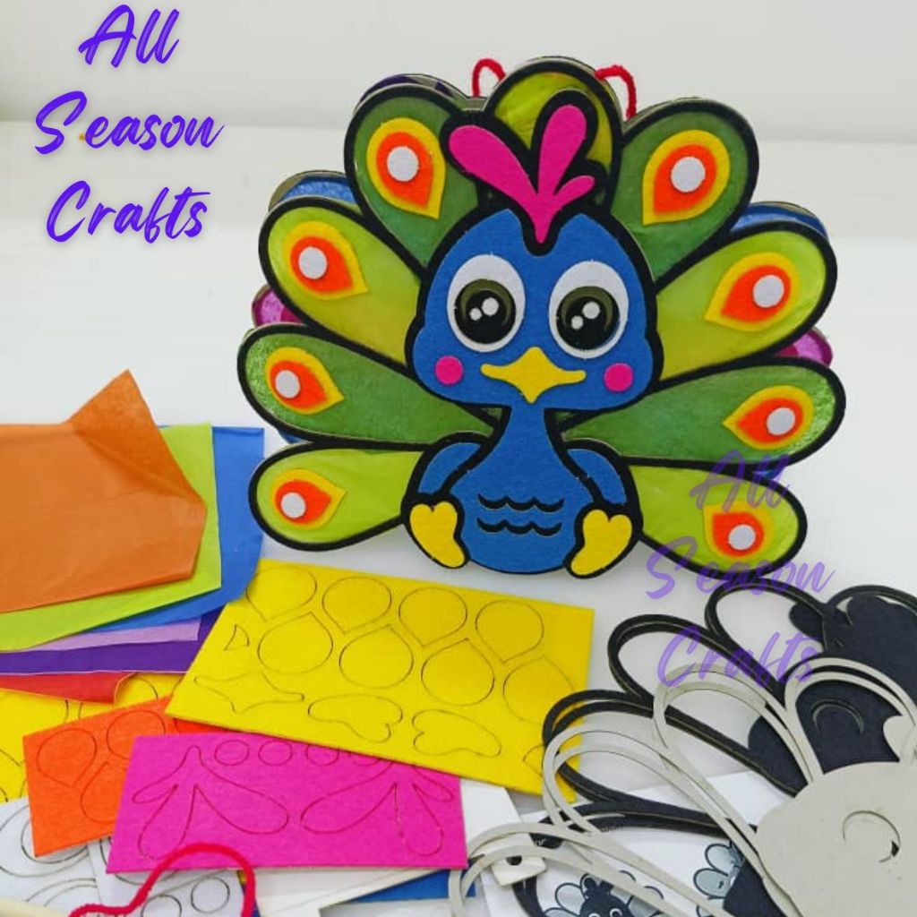 LED Light Felt Lantern Lamp /Art & Craft For Kids /DIY Mid Autumn ...