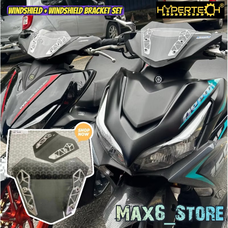 Hypertech NVX155 V1 V2 Alkalic Visor Windshield Windscreen Cowling ...