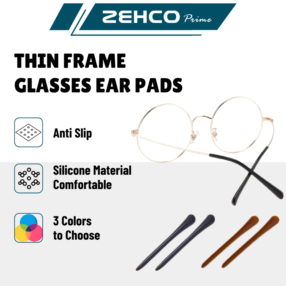 Thin Frame Anti Slip Glasses Ear Hook Silicone for Sport Spectacles ...
