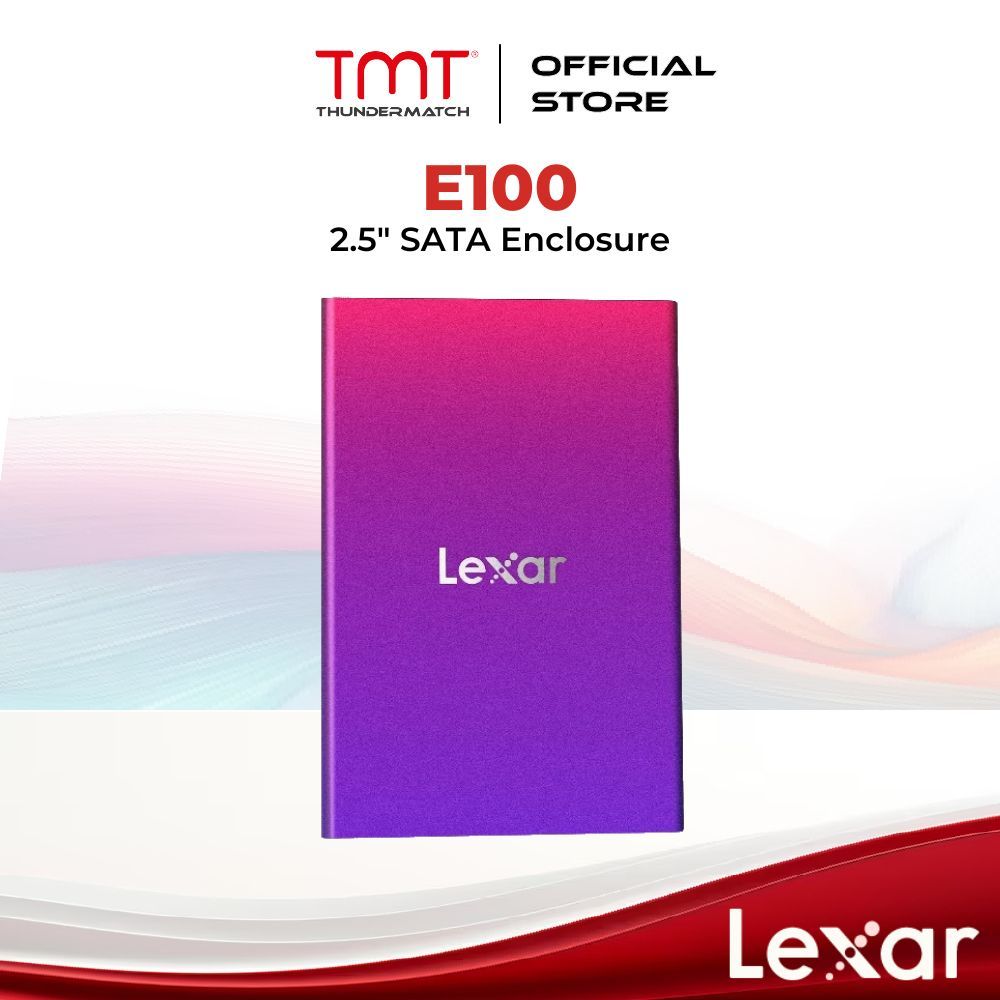 Lexar E100 SATA SSD / HDD Enclosure (Purple/Black) | Shopee Philippines