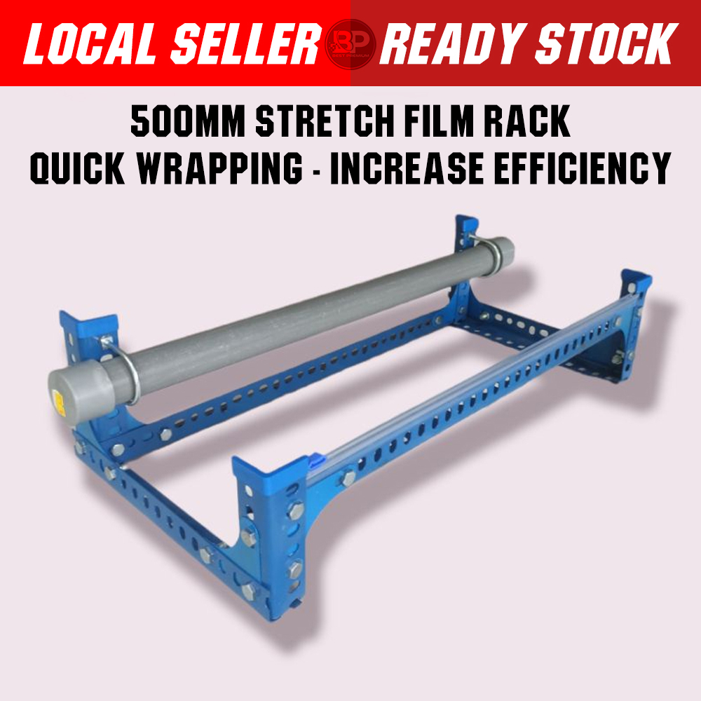 500mm Stretch Film Packing Shelf Wrapping Rack Wrapping Dispenser ...