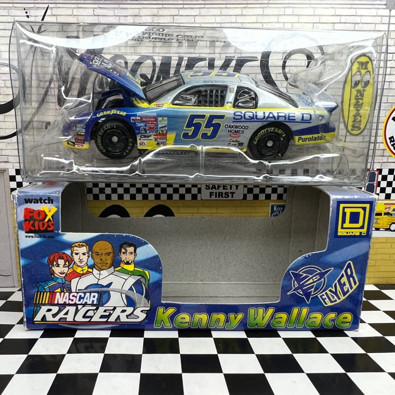 Action Kenny Wallace 55 Square D / Nascar Racers 1999 Monte Carlo ...