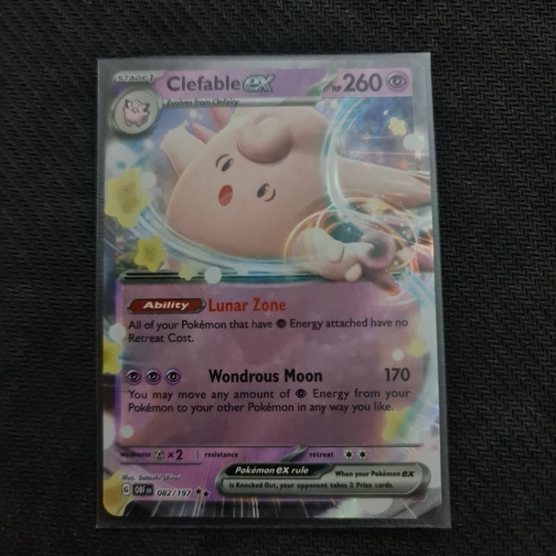 SV03 Paldea Evolved Toedscruel Ex Victini Clefable Houndstone Klawf ...