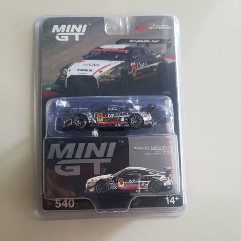 Mini GT 540 Nissan GTR Nismo GT3 10 Gainer Super GT 2022 Series ...