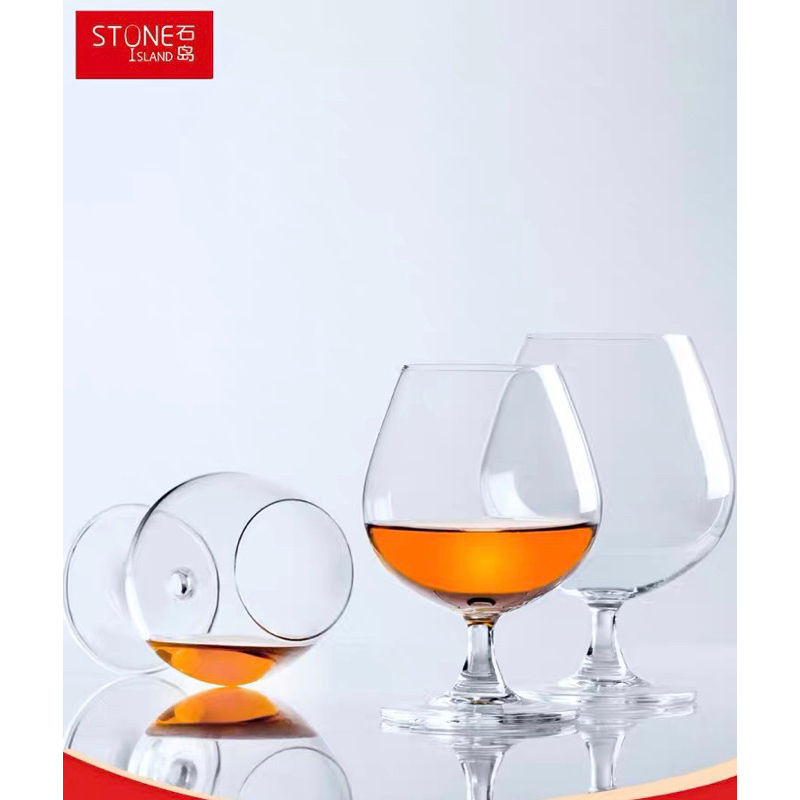 Stone Island Crystal Brandy Series Wine Glass | Shopee Philippines