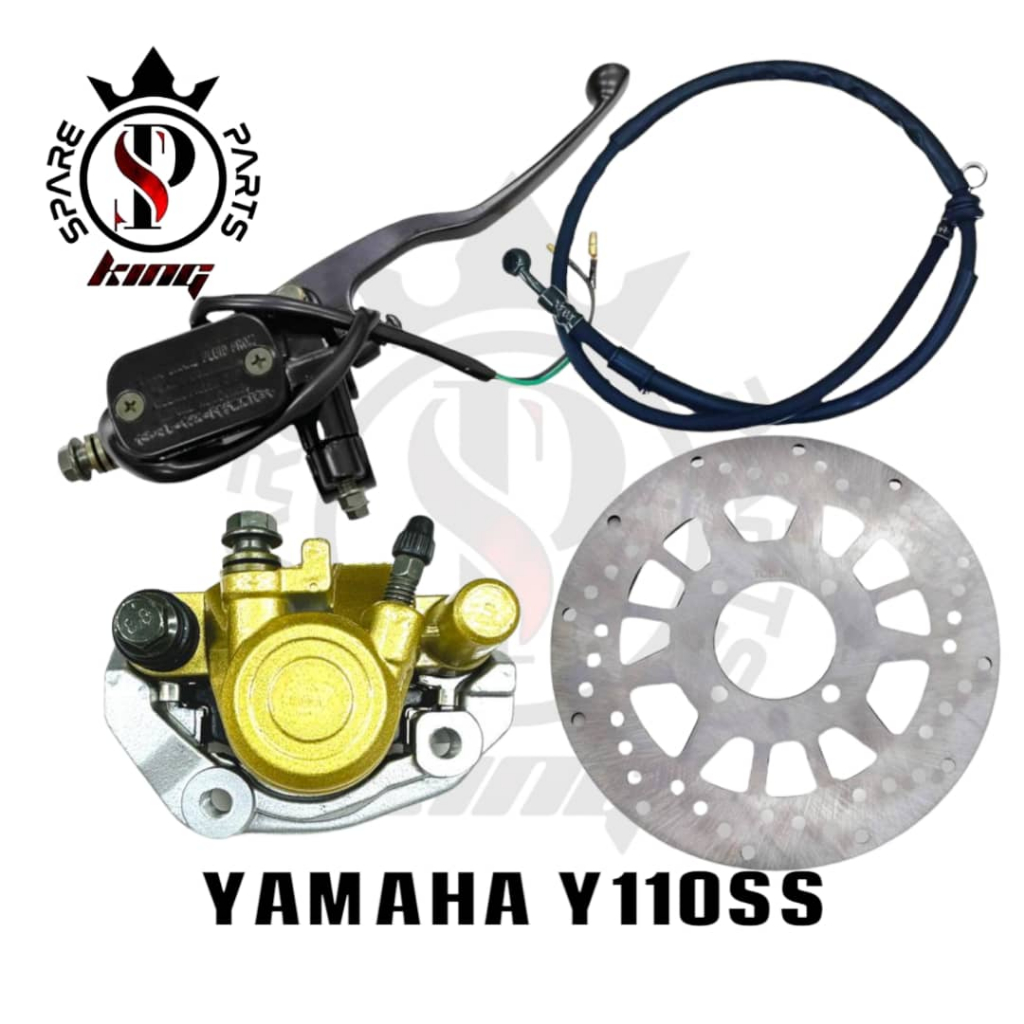 YAMAHA Y110 FRONT DISC BRAKE PUMP SET FULL SET WITH DISC Y110 FULL SET ...
