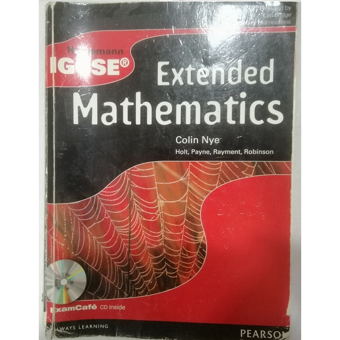 USED Cambridge IGCSE Course Book Heinemann Extended Mathematics for ...